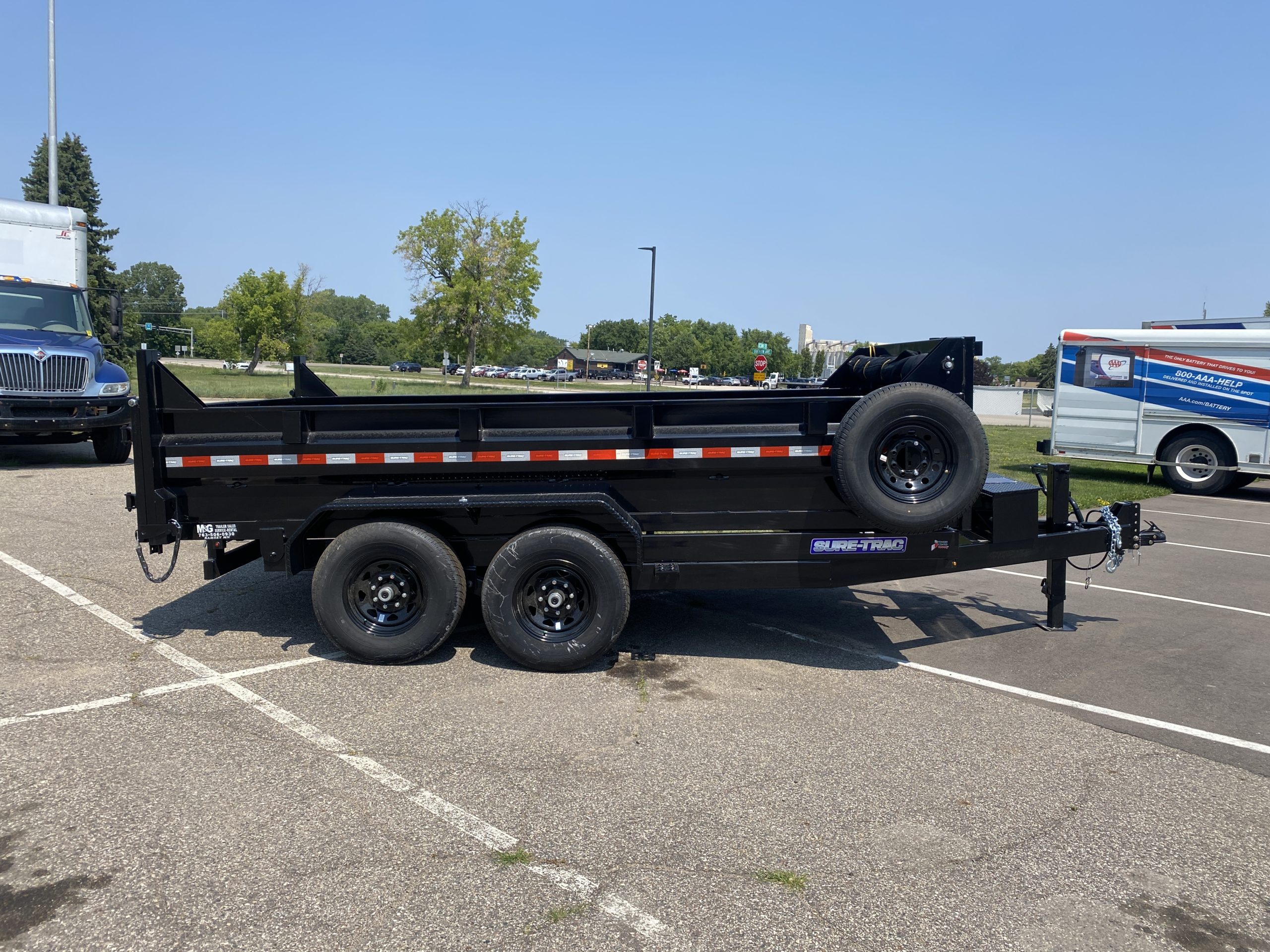 14′ Sure-Trac Dump Trailer Rental - FundaRental